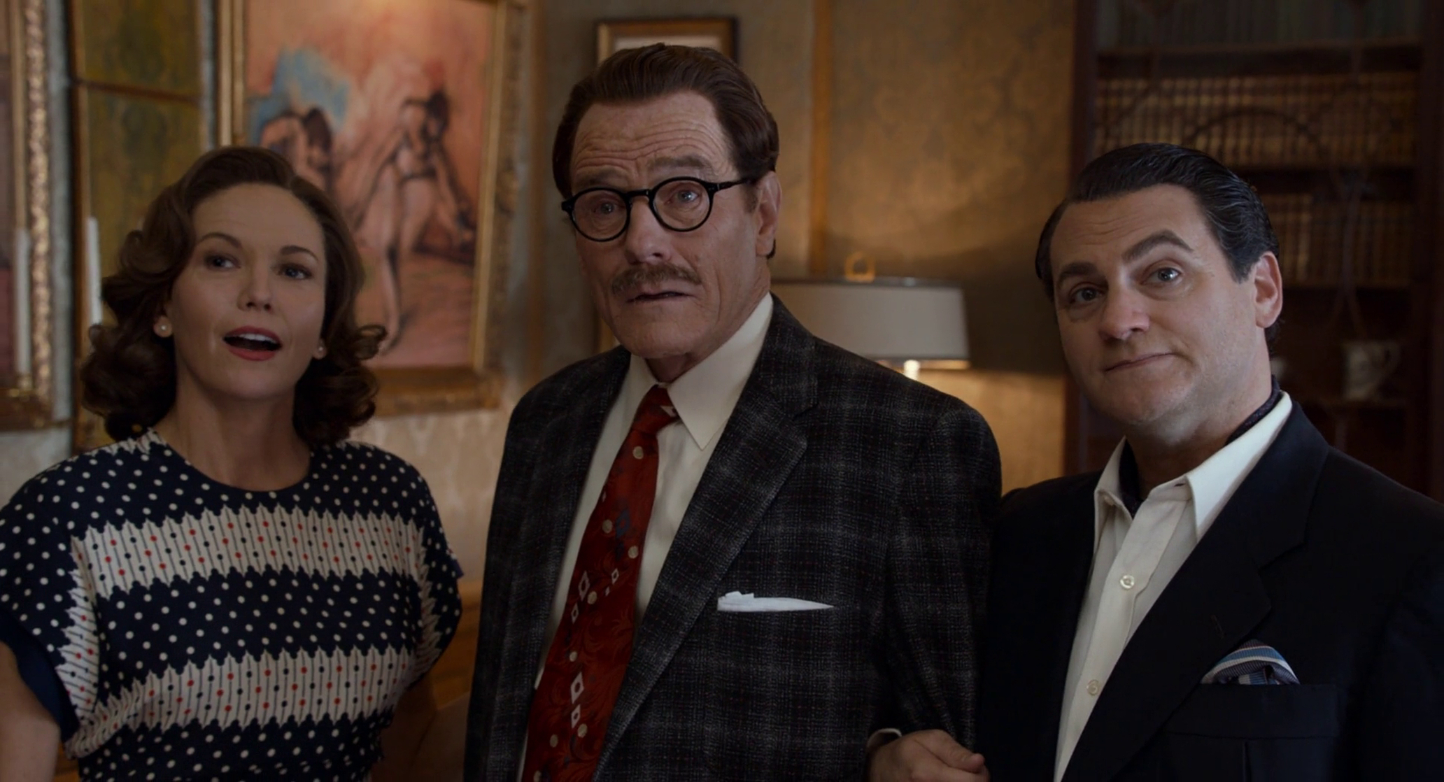 Diane Lane, Bryan Cranston and Michael Stuhlbarg