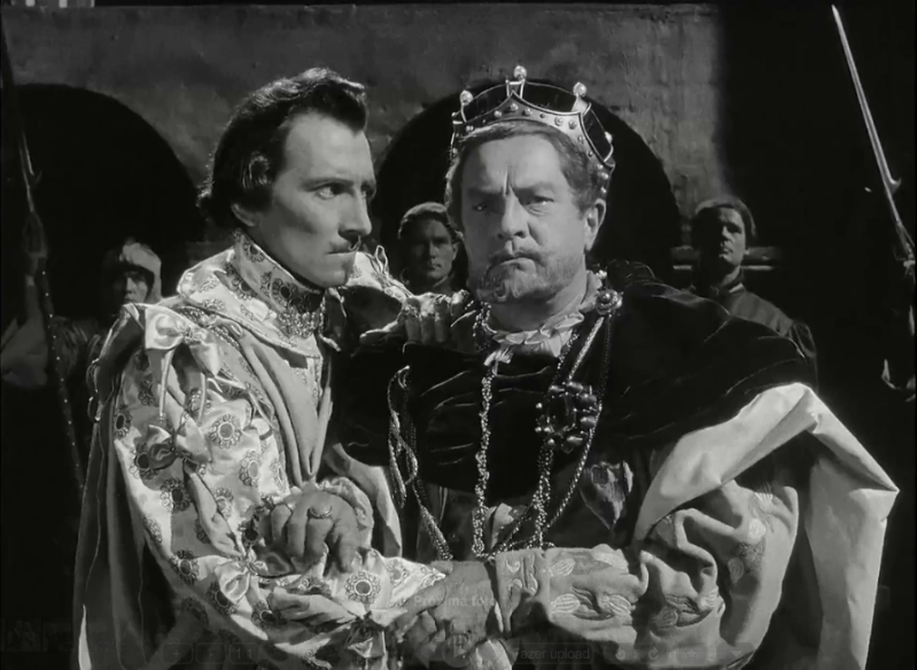 Peter Cushing and Basil Sidney