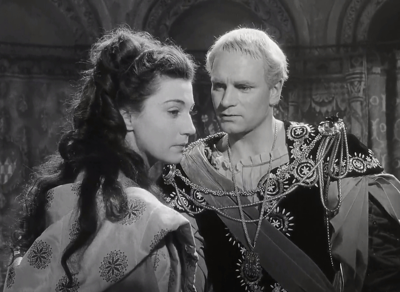 Eileen Herlie and Laurence Olivier