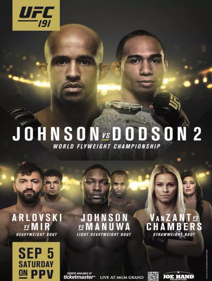 UFC 191: Johnson vs. Dodson 2 image