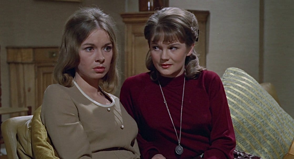Caroline Hunt and Anna Palk