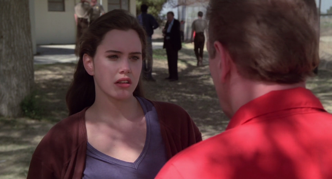 Ione Skye and John Mahoney