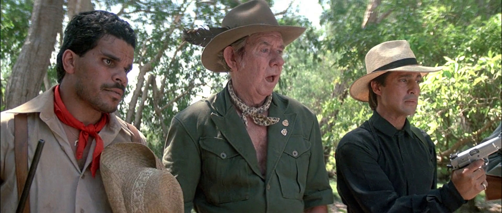 Luis Guzmán, John Meillon and Hechter Ubarry