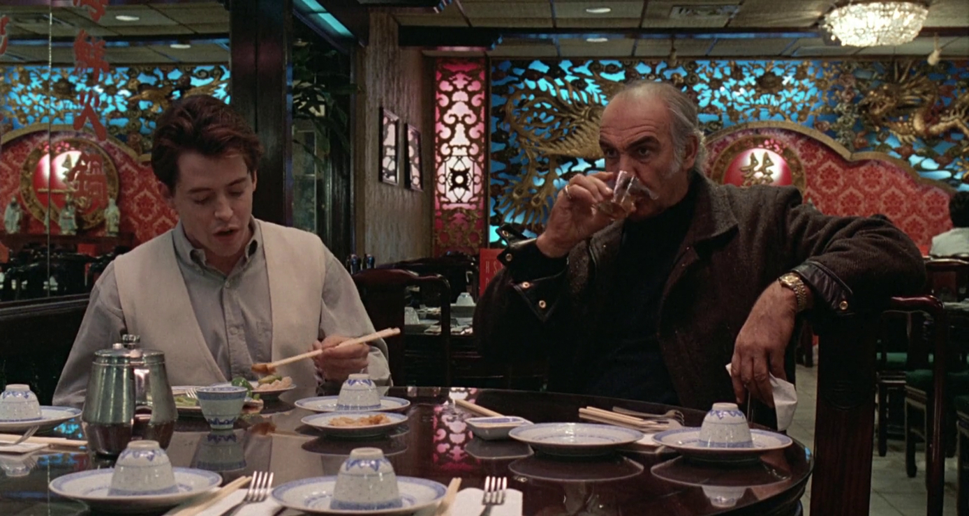 Matthew Broderick and Sean Connery