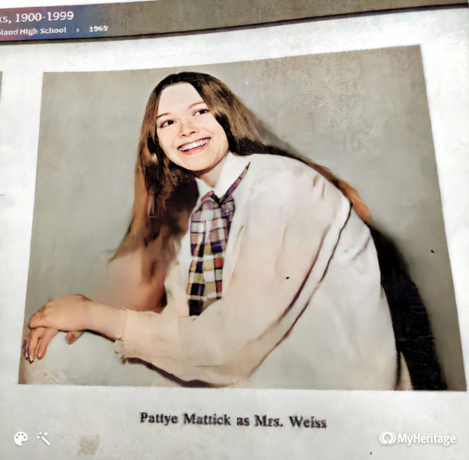 A few more colorized images of Pattye