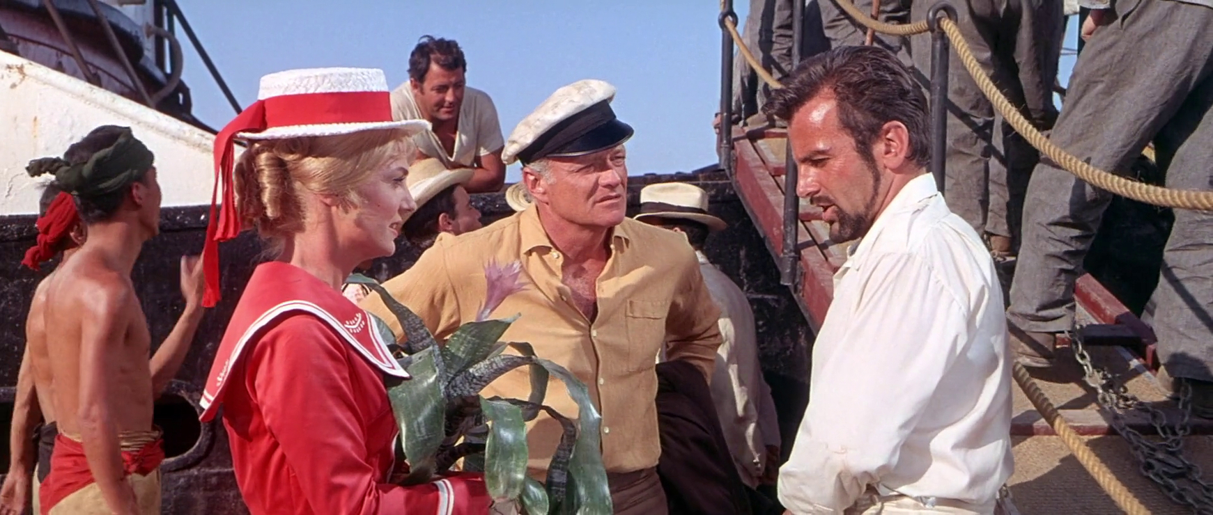 Barbara Werle, Brian Keith and Maximilan Schell