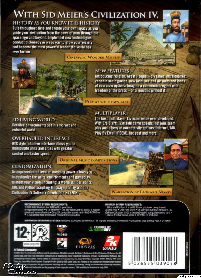 Image of Sid Meier's Civilization IV