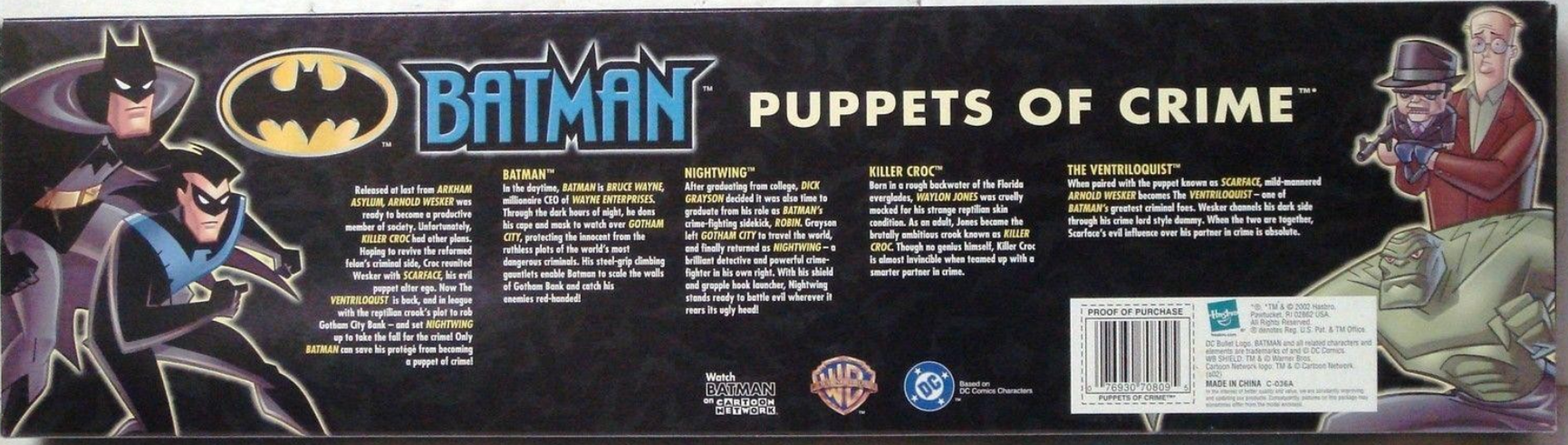 Picture of Hasbro "Batman: The Animated Series" 'Puppets of Crime ...