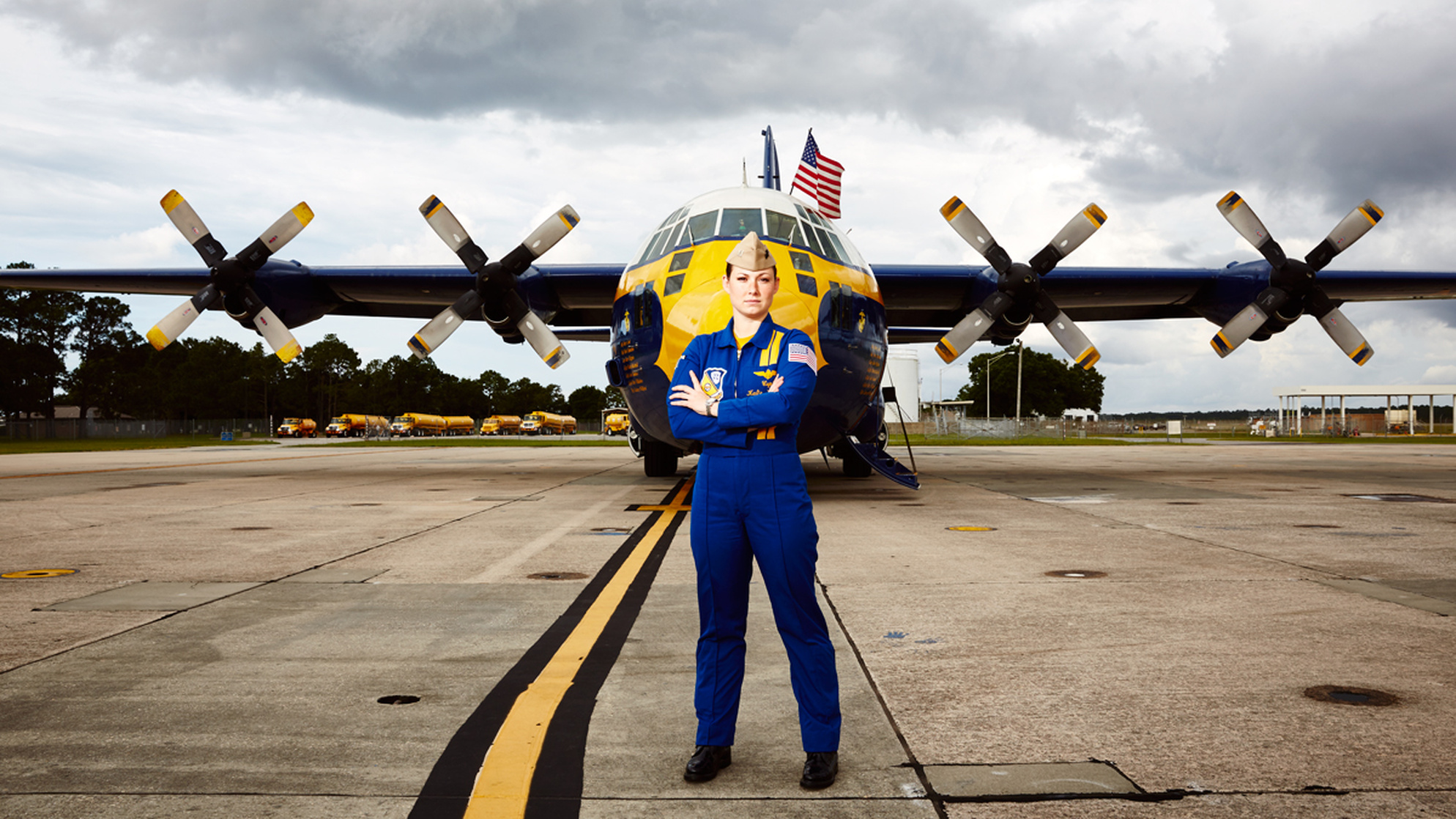 Captain Katie Higgins, USMC Blue Angels