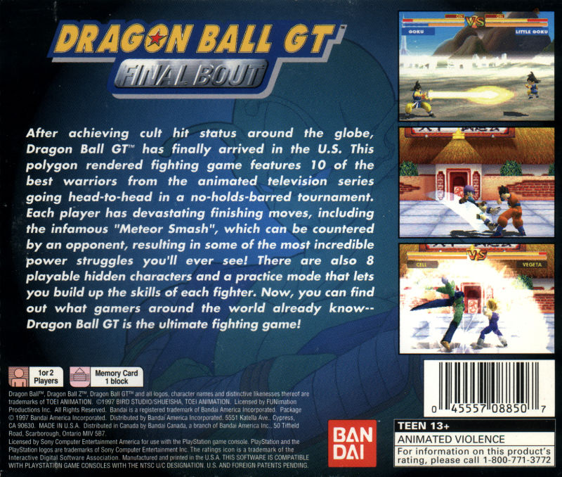 Image of Dragon Ball GT: Final Bout