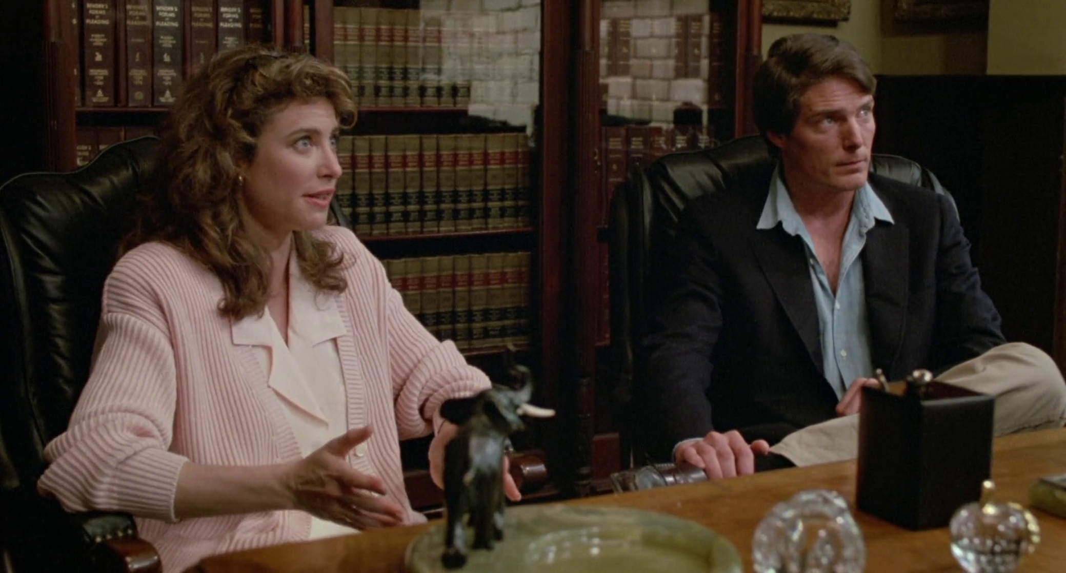 Mimi Rogers and Christopher Reeve