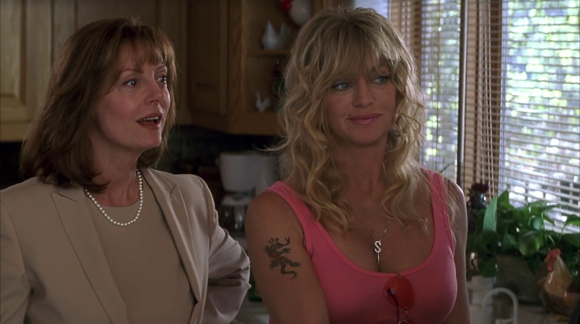 Susan Sarandon and Goldie Hawn
