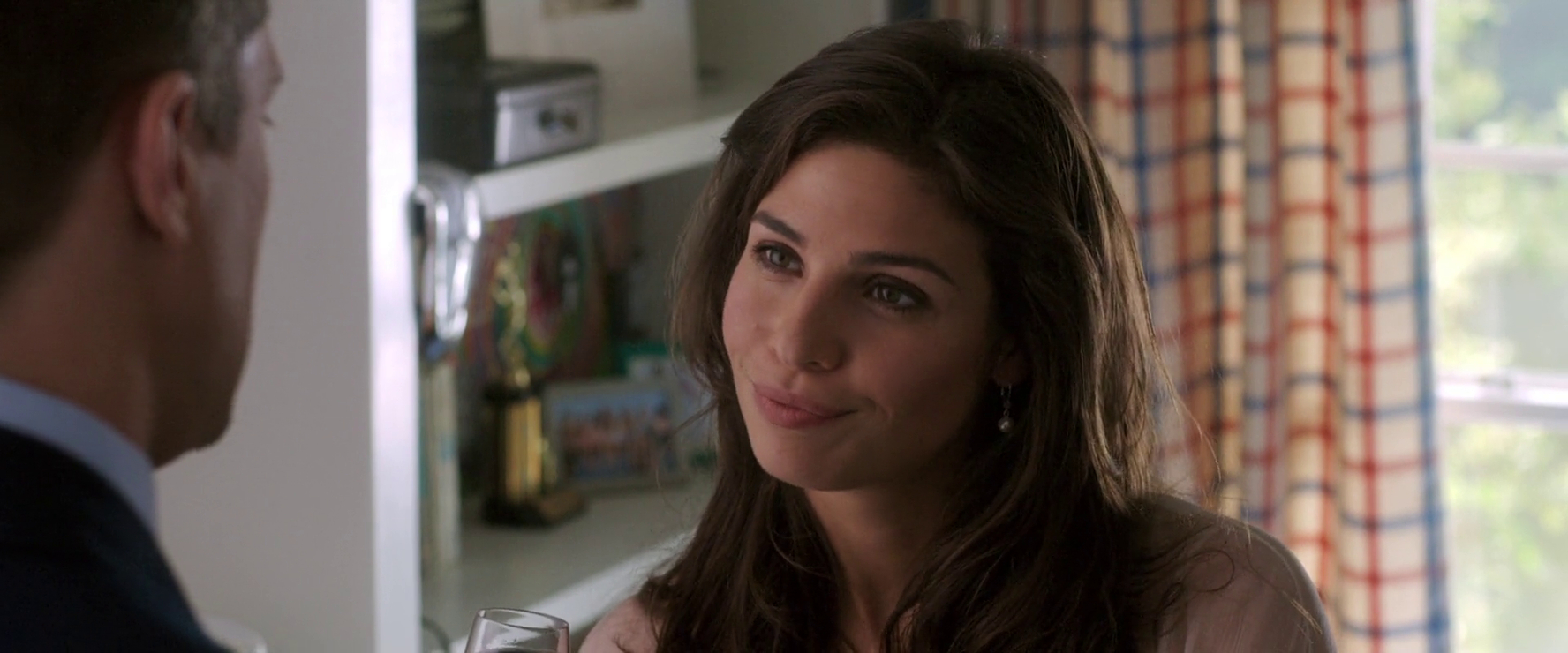 Topher Grace and Ana Ayora