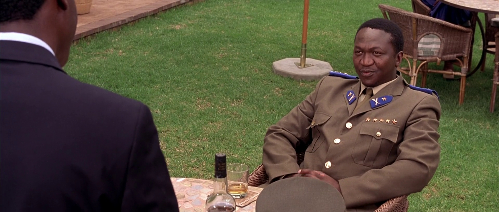 Don Cheadle and Fana Mokoena