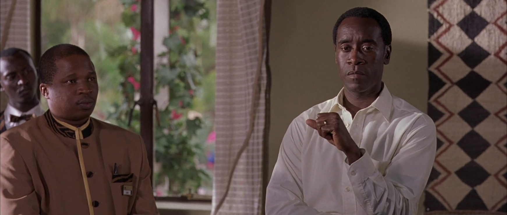 Desmond Dube and Don Cheadle