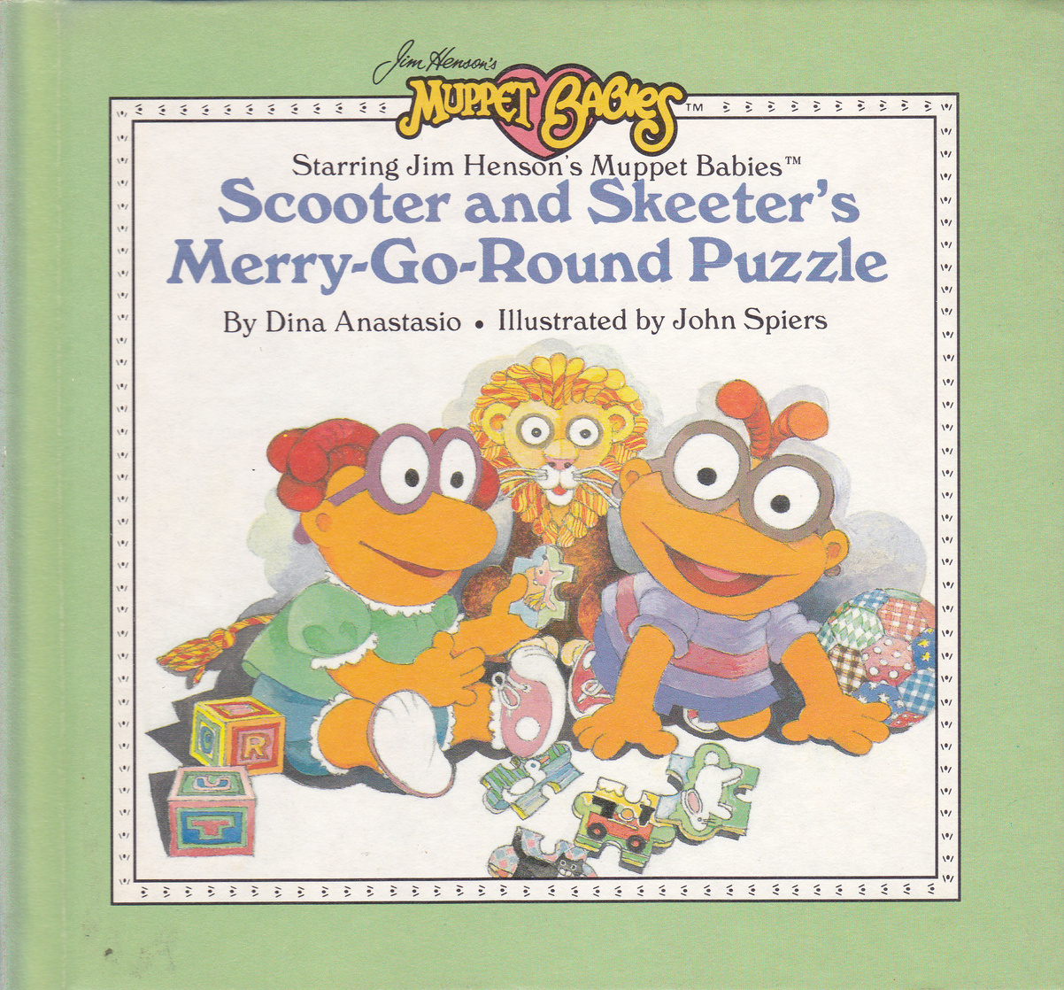 Scooter and Skeeter's Merry-Go-Round Puzzle (Jim Henson's Muppet Babies ...
