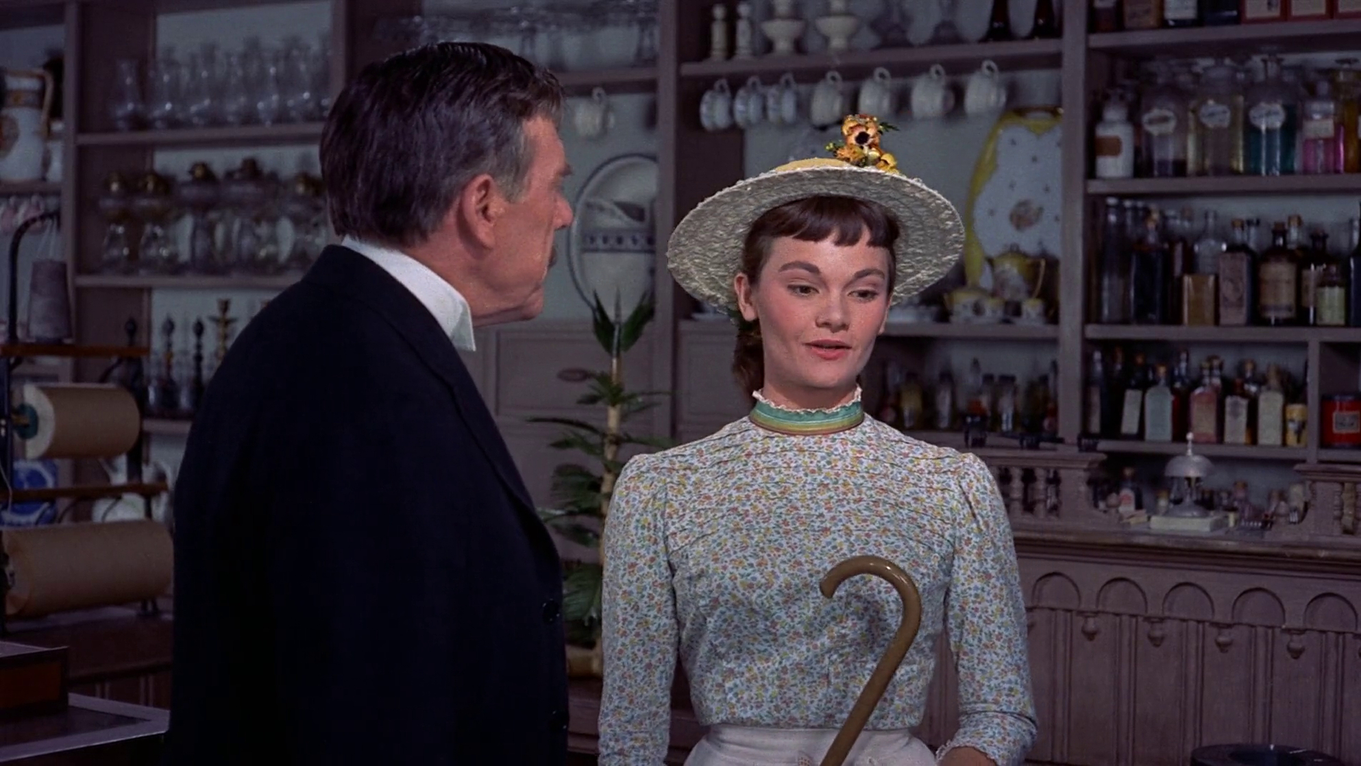 Leo G. Carroll and Gloria Talbott