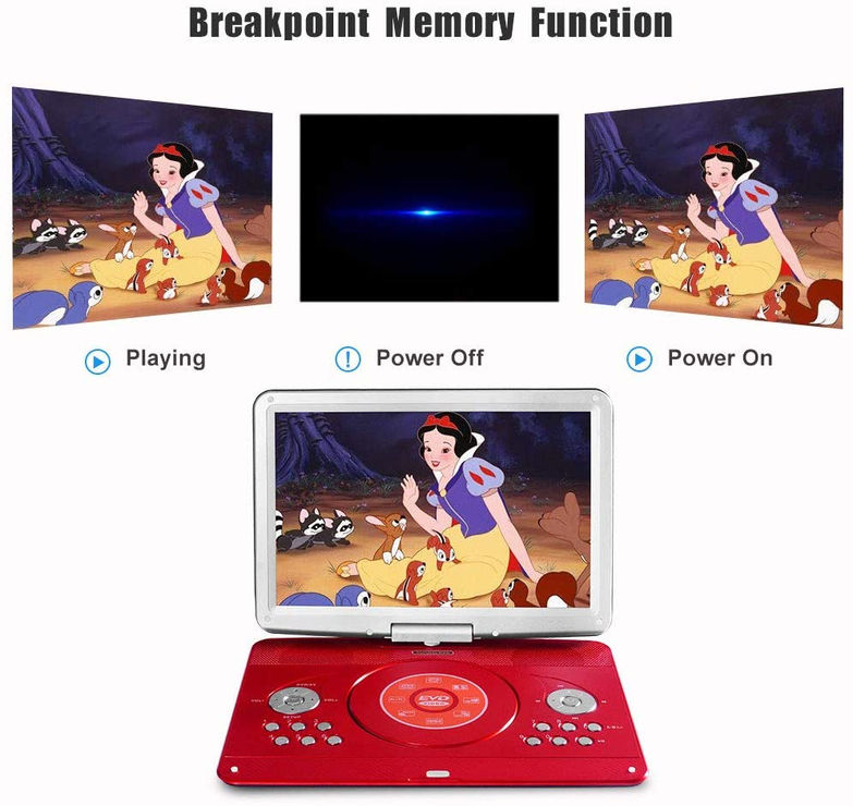 Picture of 16.9" Portable DVD Player with 14.1" Large Swivel Screen ...