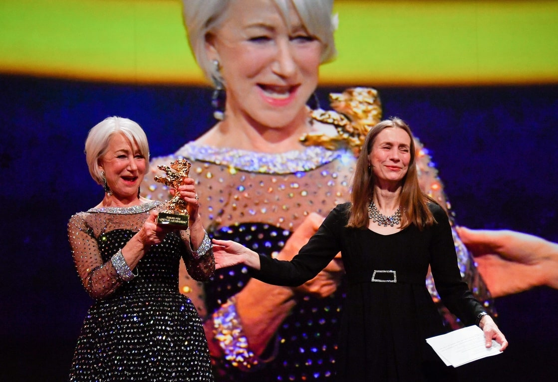 Dame Helen Mirren with Mariette Rissenbeek