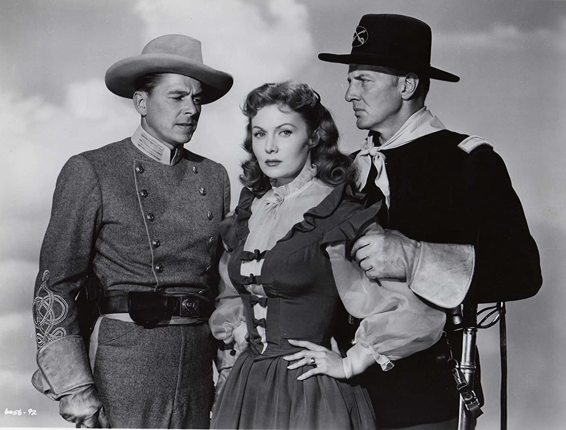 Ronald Reagan, Rhonda Fleming, Bruce Bennett