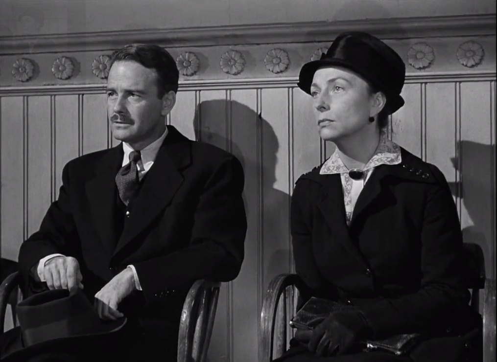 Lew Ayres and Agnes Moorehead