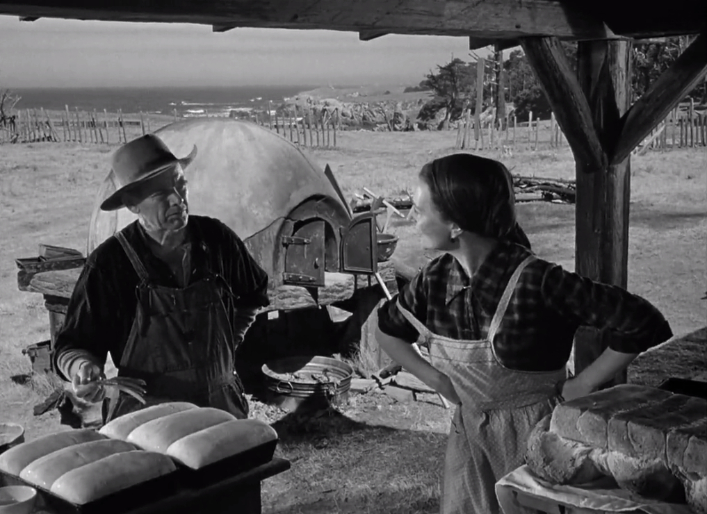 Charles Bickford and Agnes Moorehead