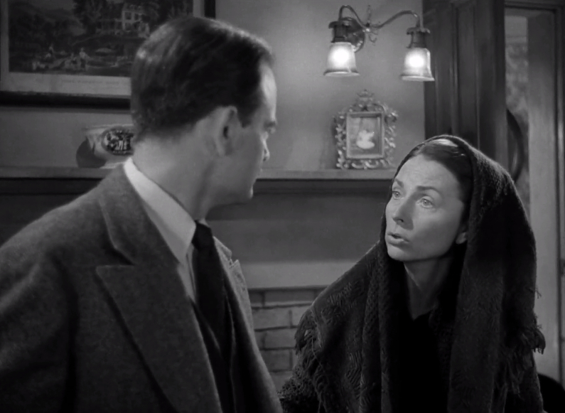 Lew Ayres and Agnes Moorehead