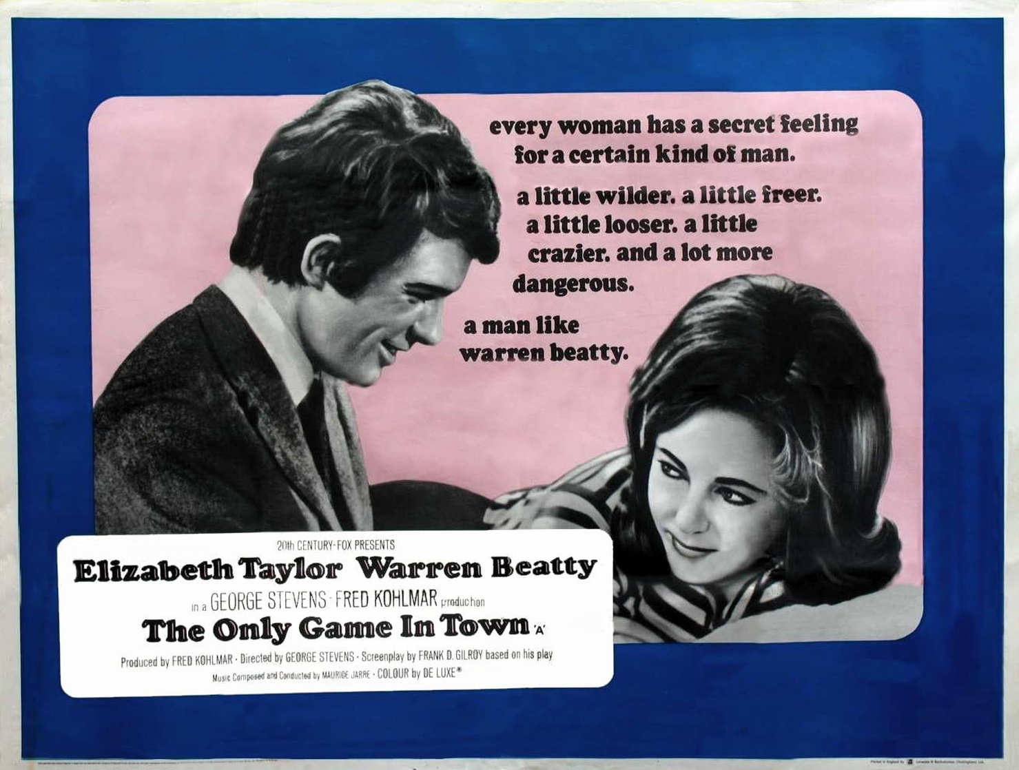 Picture of The Only Game in Town (1970)