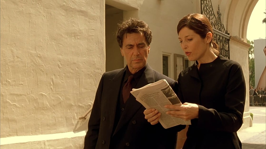 Al Pacino and Catherine Keener