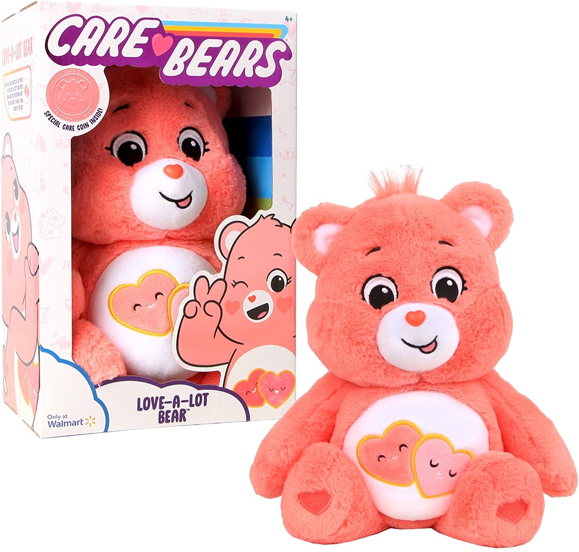 Picture of Care Bears - 14" Plush - Love-A-Lot Bear - Soft Huggable ...