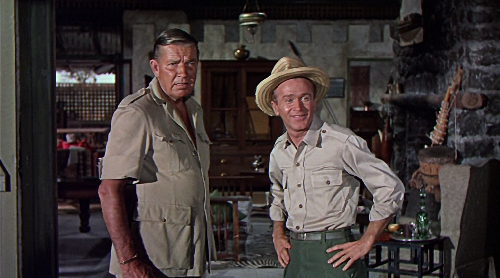 Bruce Cabot and Red Buttons