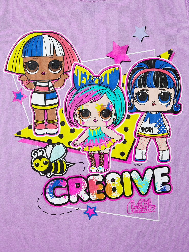 L.O.L. Surprise! Girls High-Low Graphic T-Shirts, 2-Pack, Sizes 4-16 ...