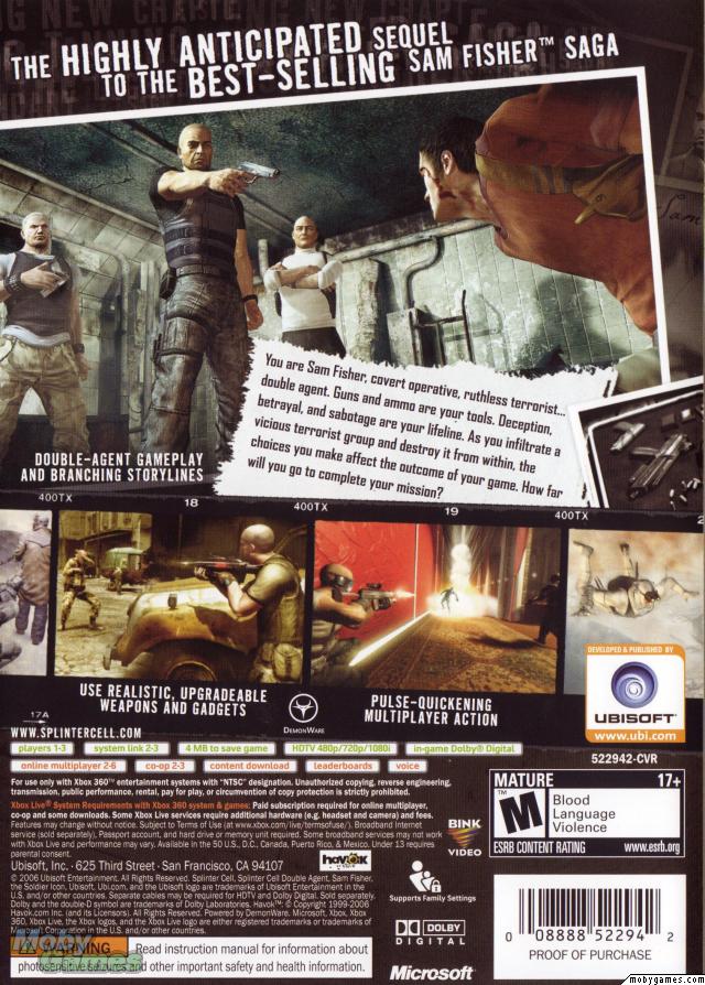 Picture of Tom Clancy's Splinter Cell: Double Agent