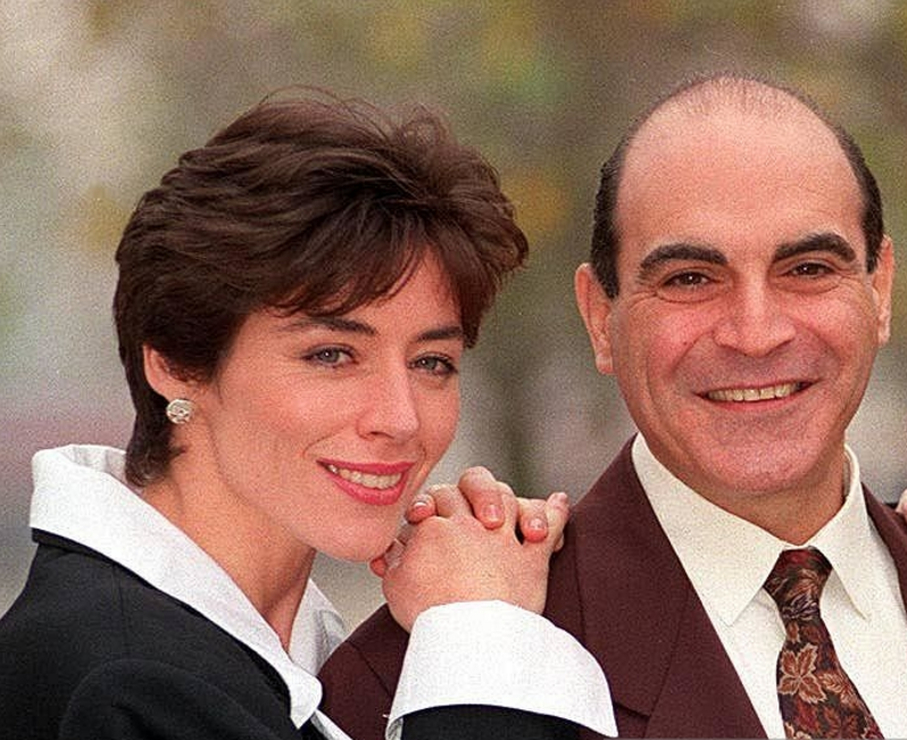 Jacinta Mulcahy and David Suchet