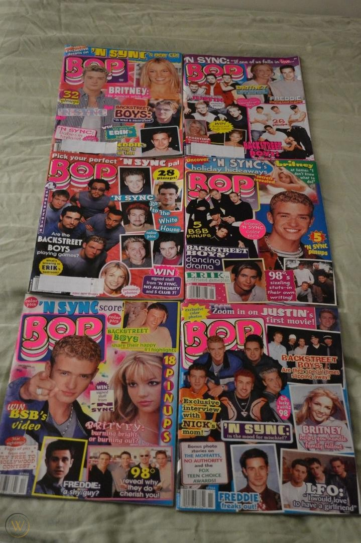 Picture of BOP (BB) MAGAZINE BACK ISSUES 1999/1998 NSYNC BACKSTREET ...