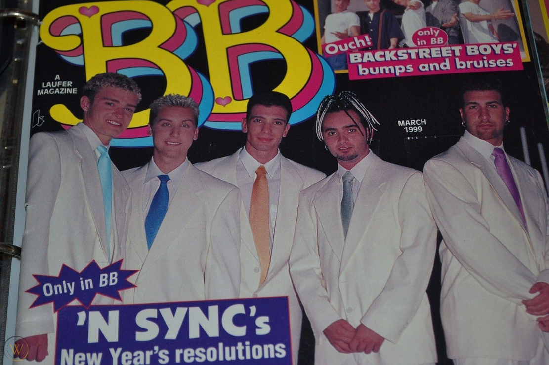 Image of BOP (BB) MAGAZINE BACK ISSUES 1999/1998 NSYNC BACKSTREET BOYS ...