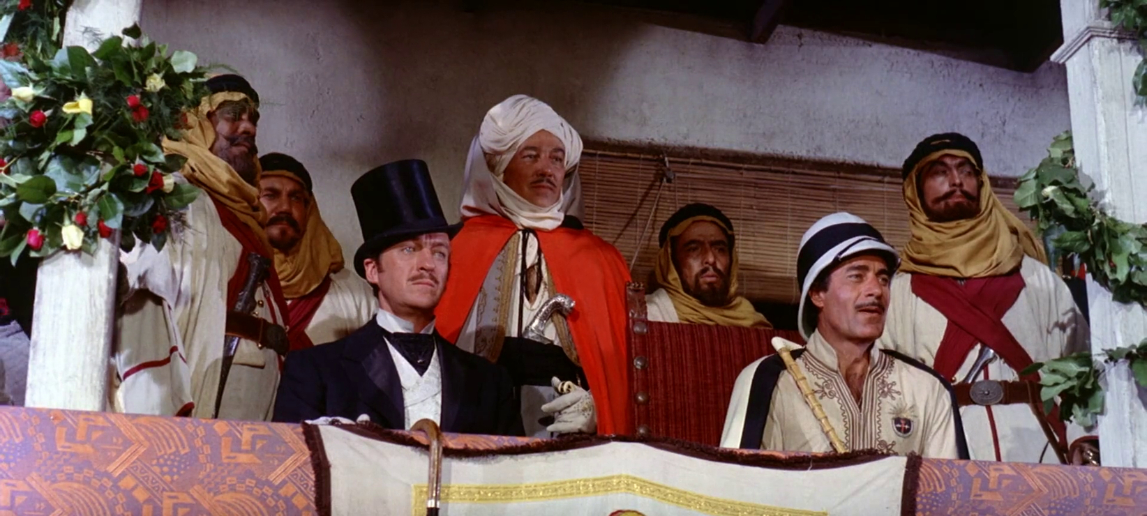 David Niven, Cesar Romero and Gilbert Roland