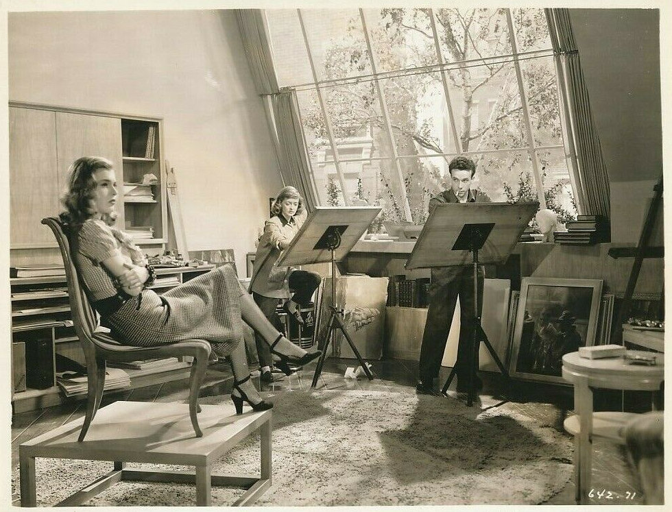 Peggy Knudsen, Bette Davis, Dane Clark