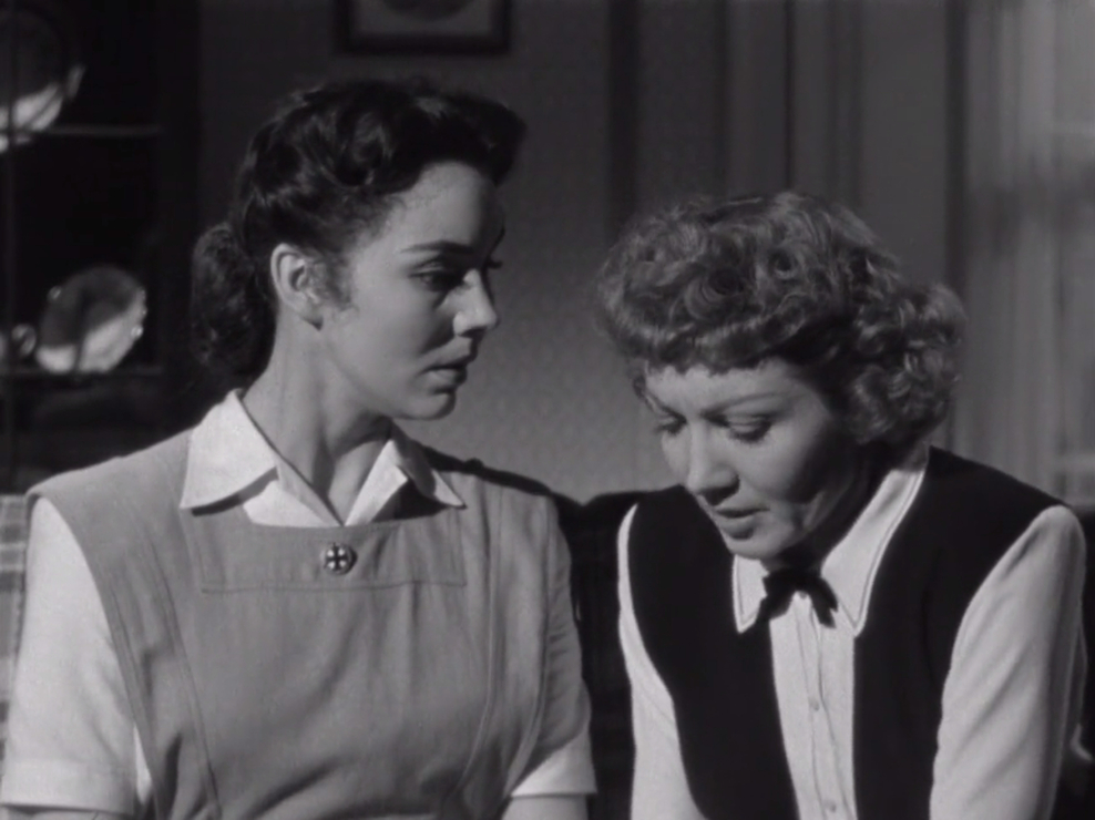 Jennifer Jones and Claudette Colbert