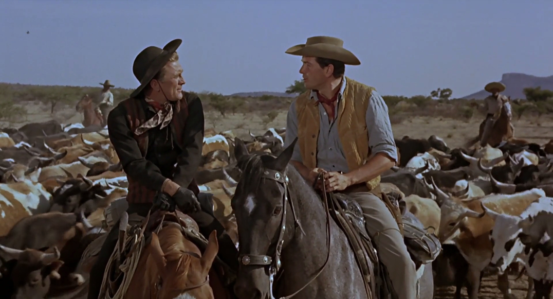 Kirk Douglas and Rock Hudson