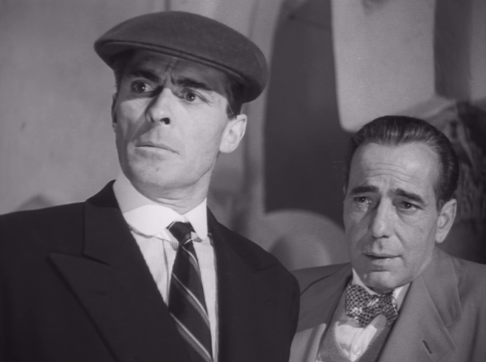 Edward Underdown and Humphrey Bogart