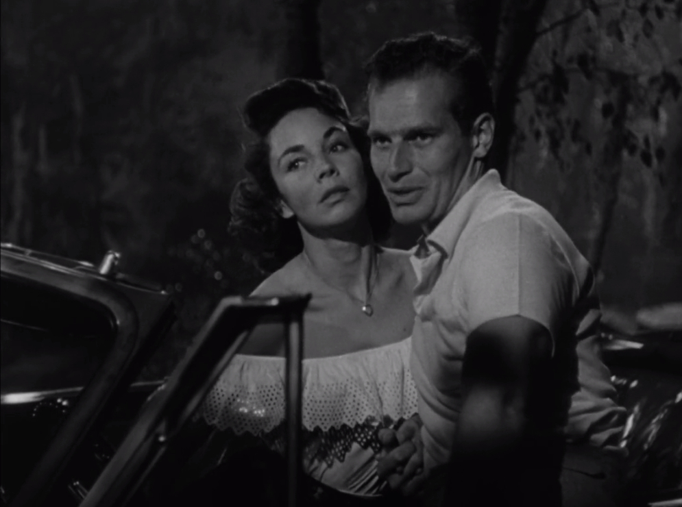 Jennifer Jones and Charlton Heston