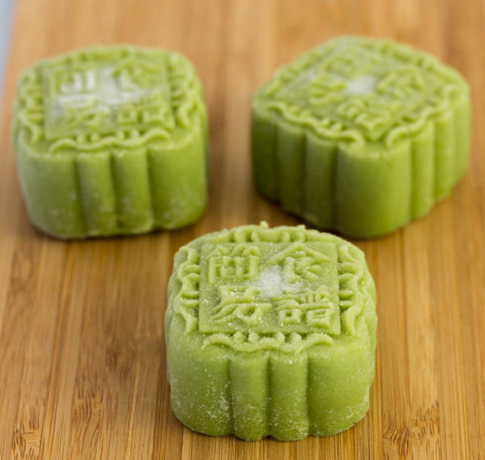 Matcha mooncakes