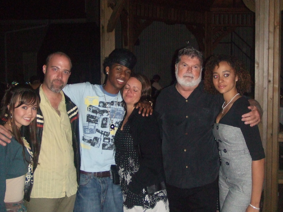 Aaryn & Cast with Directors & Producers