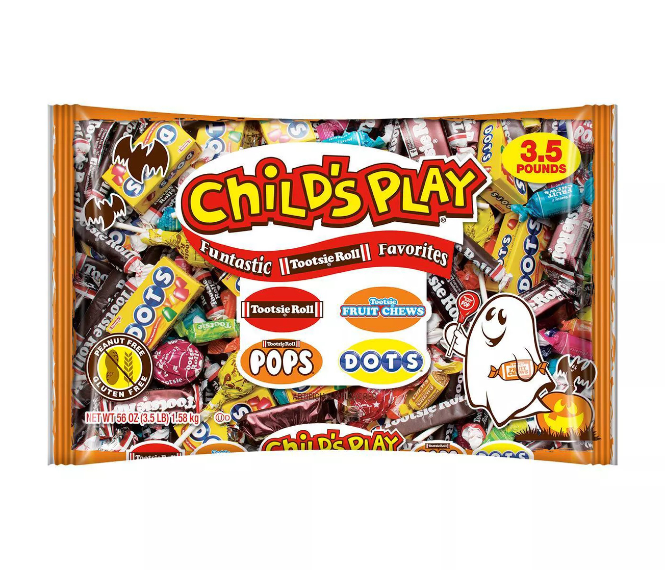 Picture of Child's Play Halloween Assorted Chocolate & Candy Bag - 56oz