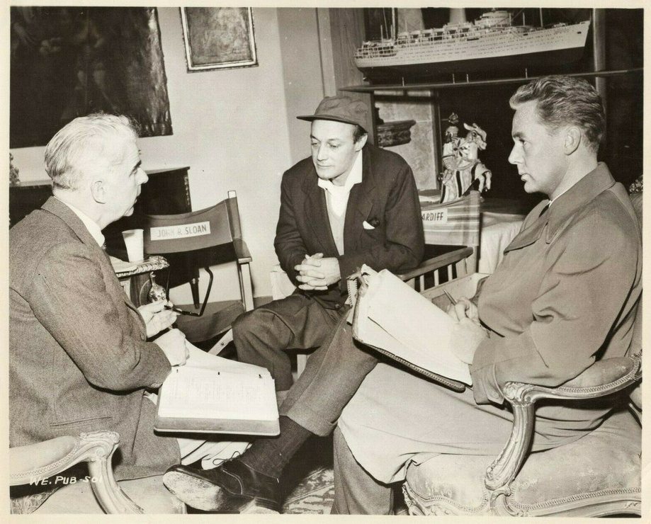 Emlyn Williams, Jack Cardiff, Van Johnson