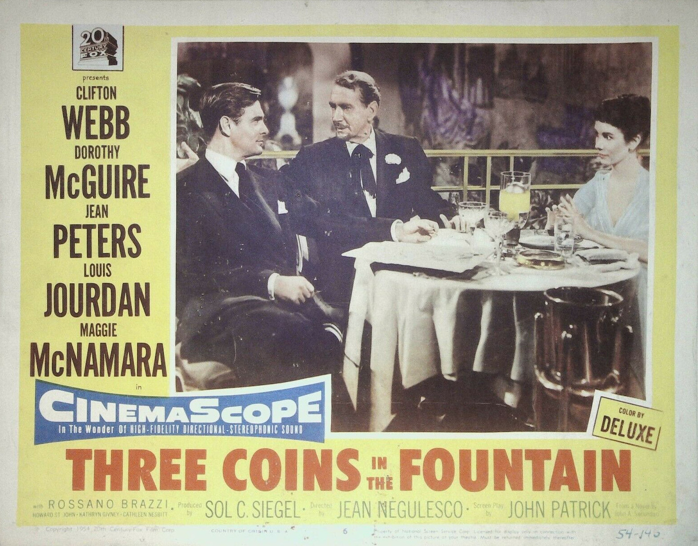 Picture of Three Coins in the Fountain (1954)