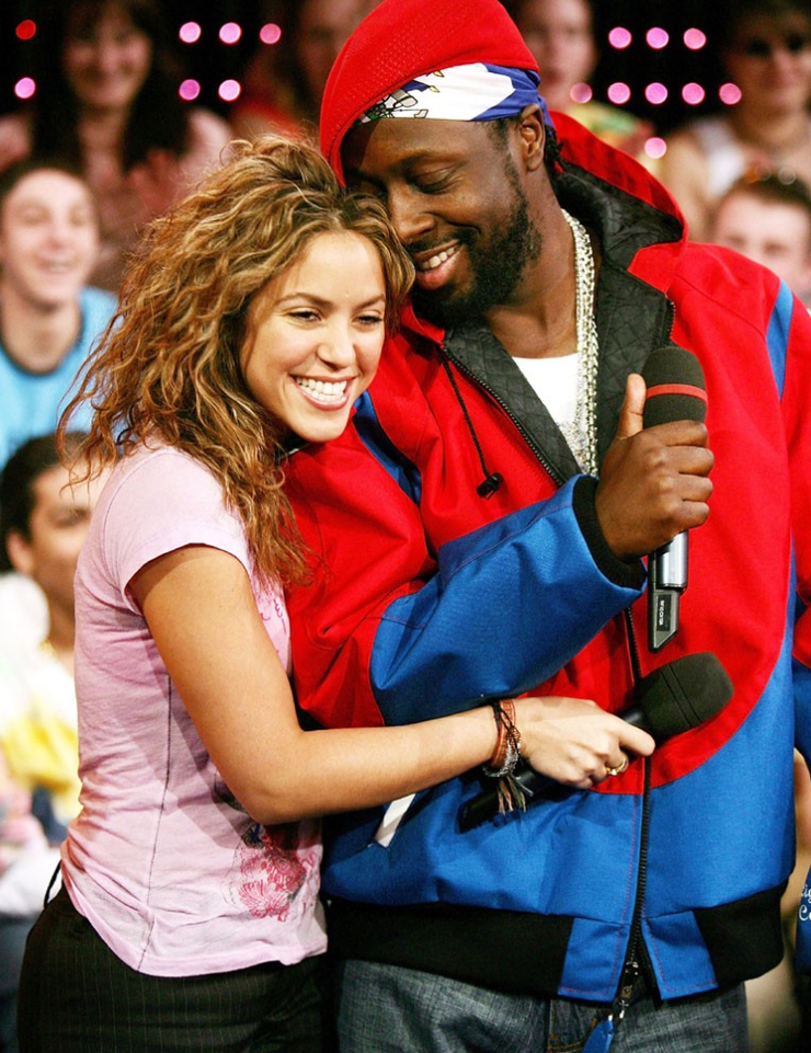 Shakira con Wyclef Jean