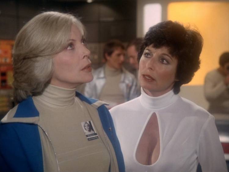 Barbara Bain and Toby Robins