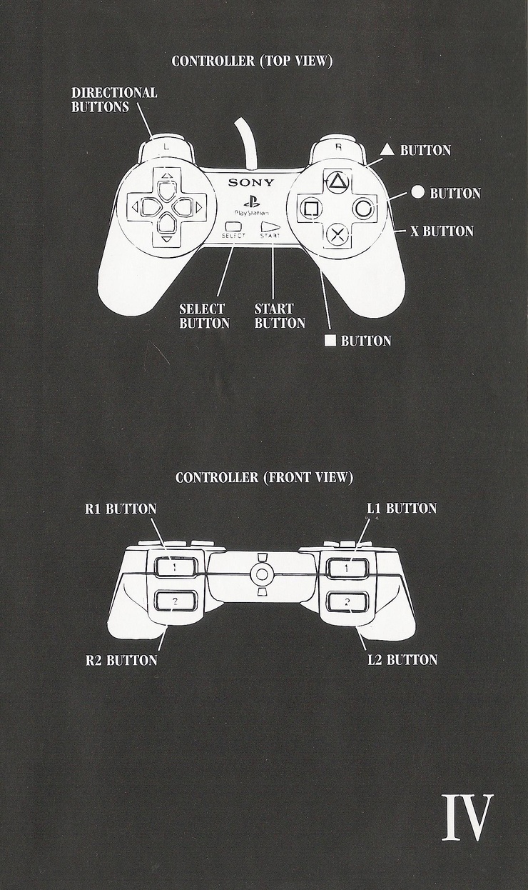 D (PS1) Game Manual